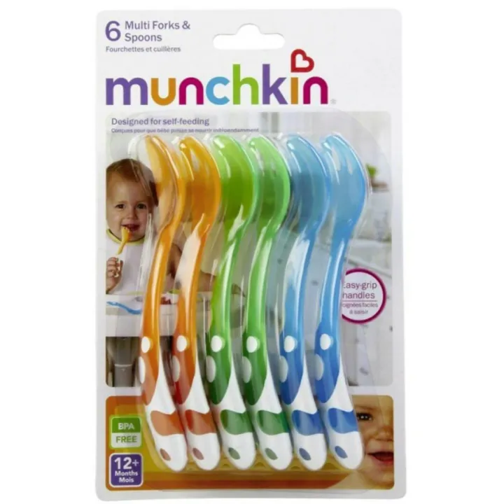 Munchkin Multi Forks And Spoons - Pack of 6 | Lazada PH