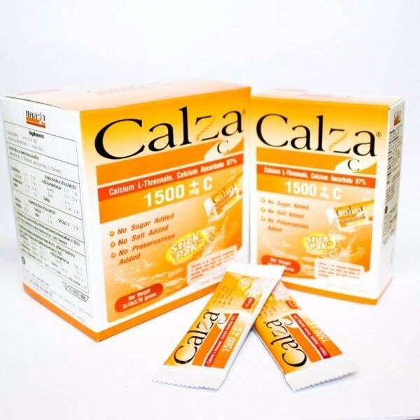 CALZA-C TAB แคลซ่า-ซี 30 ซอง แคลเซียมแอล-ทรีโอเนต บำรุงกระดูก | Lazada ...