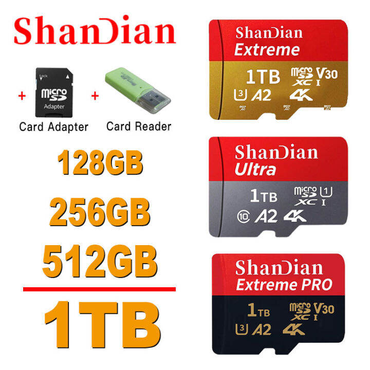 1TB Micro-SD Card 512GB Mini SD Card Class10 256GB Memory Card 128GB TF Card ศัพท์มือถือการ์ด ...