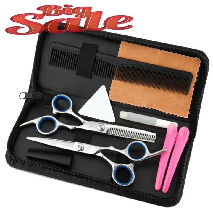 HAIRCUT001 - 8 in 1 Hair Cutting Kit 6 inches Stainless Steel Hair ...