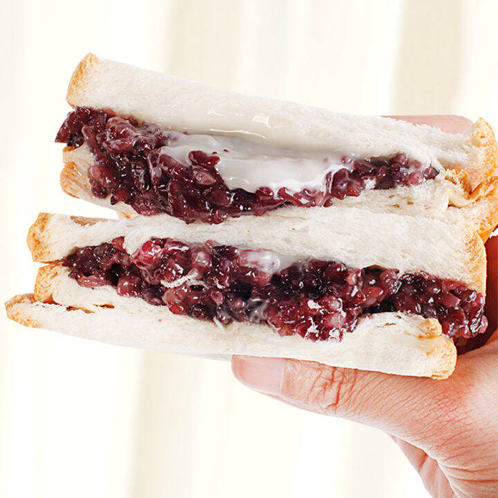 Fragrant wheat, purple rice bread, cheese, black rice, nutritious ...