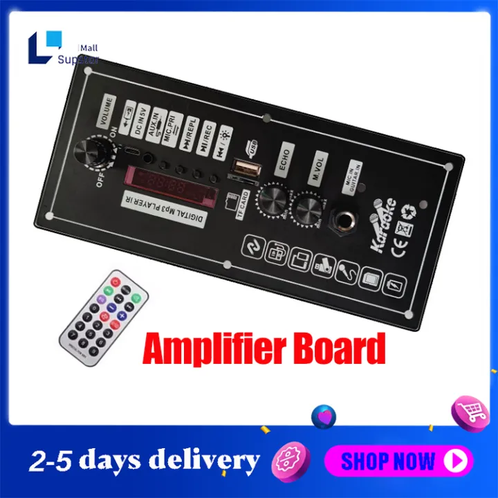 【Ship from Manila】3.7 V Amplifier Board Square Dance 30W Speaker ...