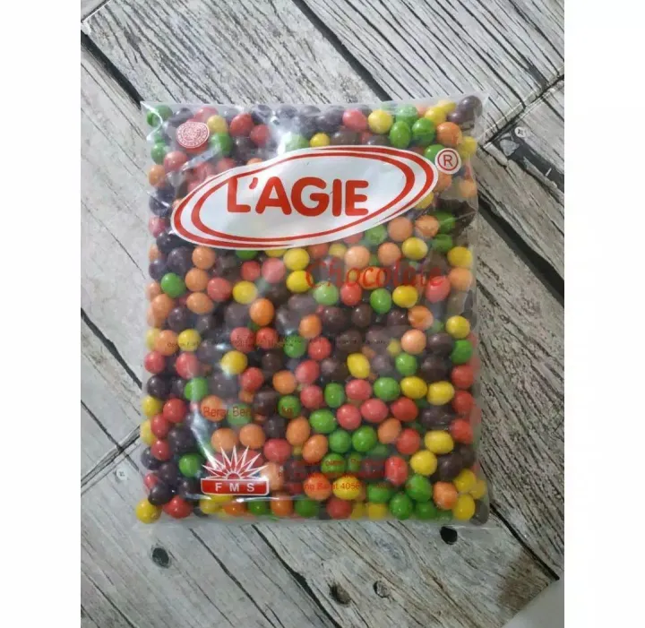 Coklat LAGIE MINI Febby warna warni kemasan 250gr / COKLAT BALL ...