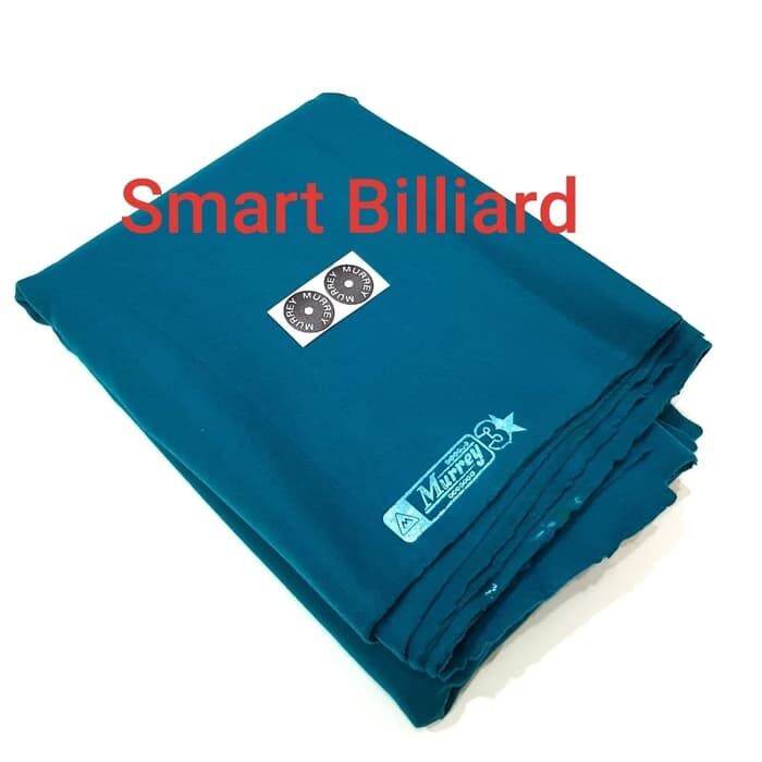 Kain Laken 7-ft Murrey B-3 - Green - Billiard Table Cloth Meja Biliar ...