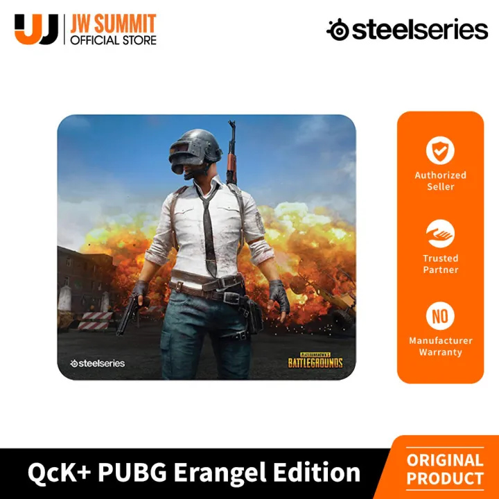 SteelSeries QcK+ PUBG Erangel Edition Gaming Mouse Pad - Optimized for Gaming Sensors (63807 ...