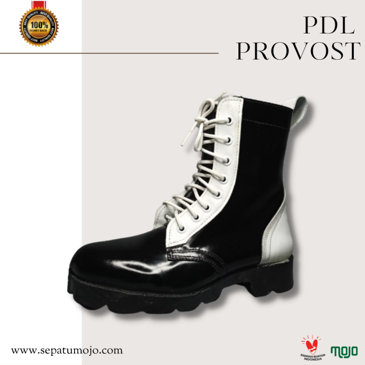 Mojo Sepatu PDL Provost Polri Kilap Sole Radial 100% Kulit | Lazada ...