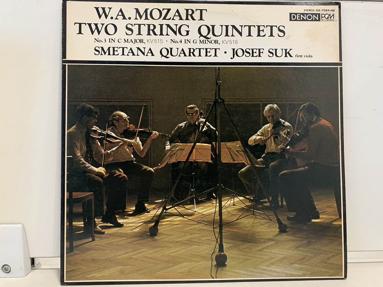 1LP Vinyl Records แผ่นเสียงไวนิล W.A.MOZART TWO STRING QUINTETS (J17B26 ...