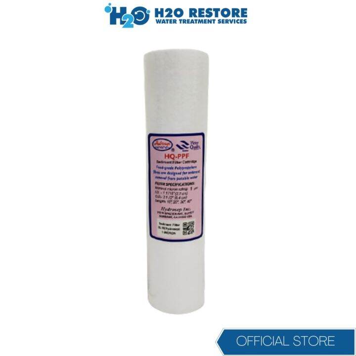 H2O-Restore Sediment Filter Hydrosep 1 micron 10 inch | Lazada PH