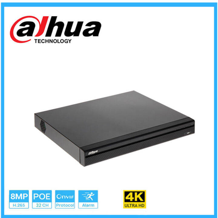 Dahua NVR 32 Channel POE 16Port 4K HD& H.265 Network Video Recorder For ...