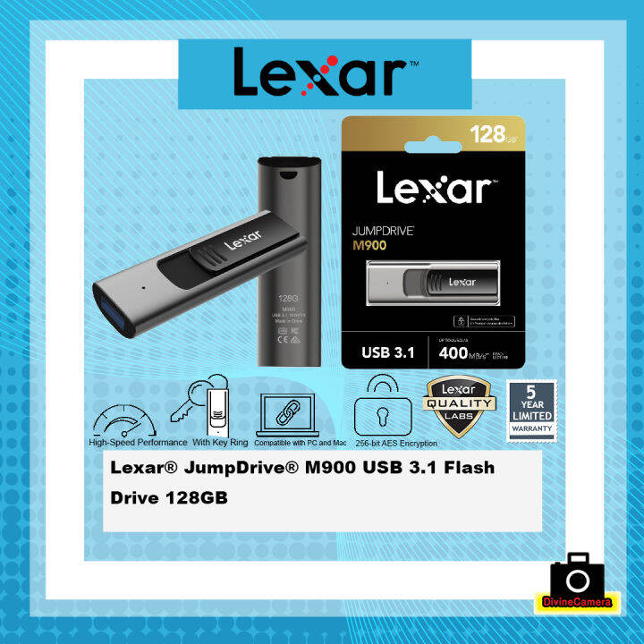 Lexar® JumpDrive® M900 USB 3.1 Flash Drive (128GB)(256GB) | Lazada