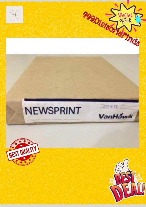 VAnHawk Newsprint - Short (500's) | Lazada PH