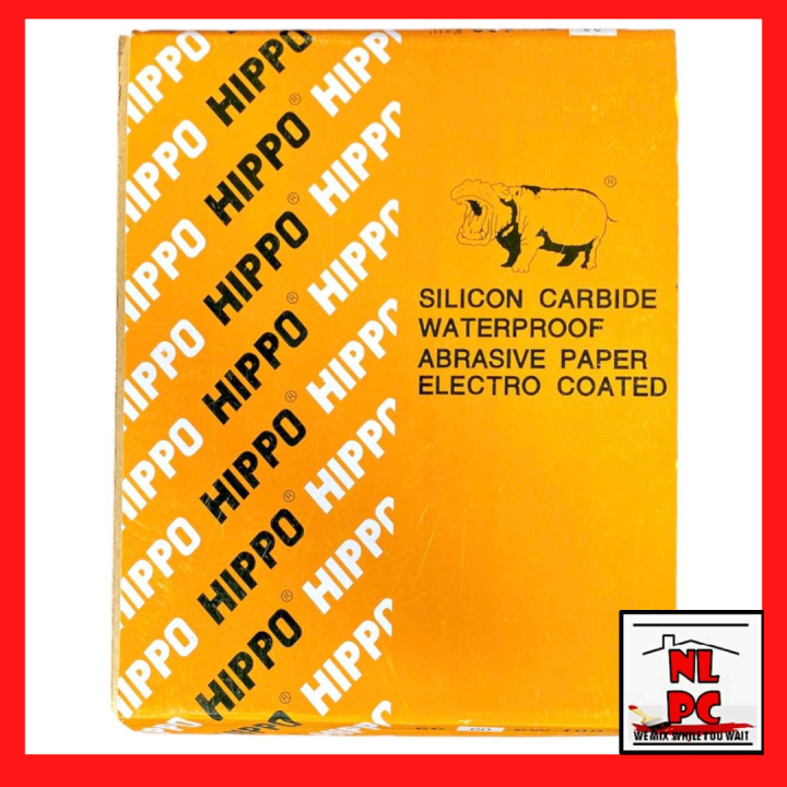 HIPPO WATERPROOF SANDPAPER LIHA #100 - #2000 | Lazada PH