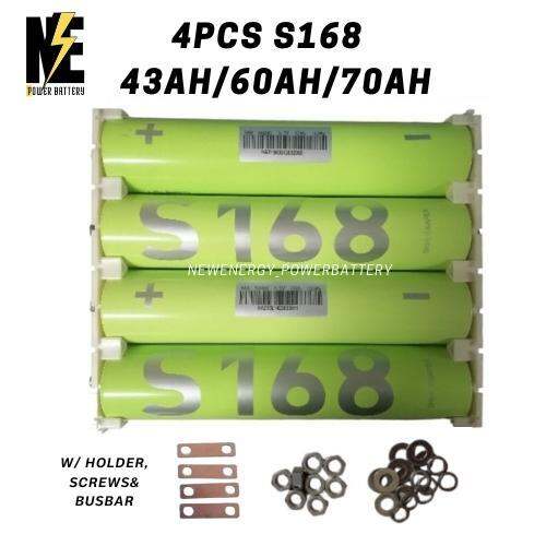 4PCS Lifepo4 Battery 3.2v S168 60ah 70ah 43ah Lithium Rechargeable Battery Cell with battery ...