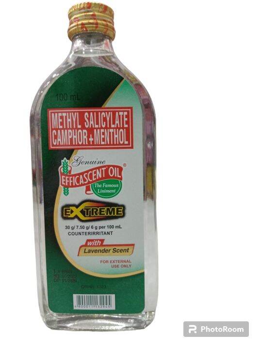 EFFICASCENT OIL EXTREME 100ML WITH LAVENDER SCENT | Lazada PH