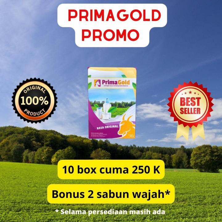 Primagold Susu Kambing Etawa Bubuk 10 Box Murah Berhadiah | Lazada ...