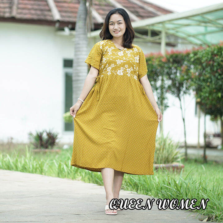 Daster Terbaru Jumbo Dewasa Busui Cibi LD 120 Korean Style Kekinian ...