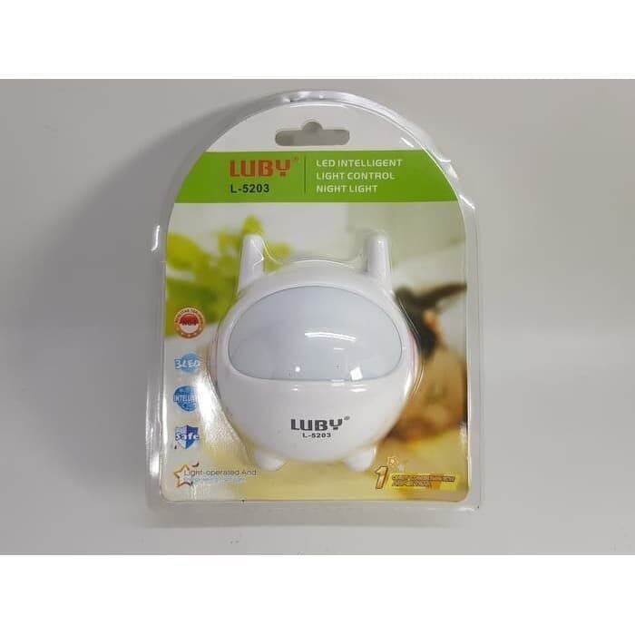 Lampu tidur with Sensor Cahaya Model Robot merk luby L 5203 | Lazada ...