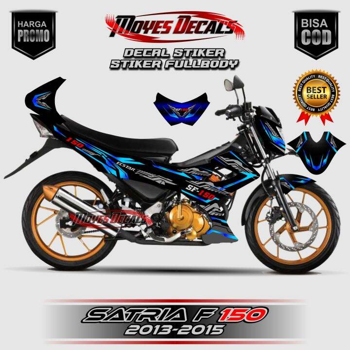 Decal Suzuki Satria Fu 150 Facelift Full Body Gradasi Warna | Lazada ...