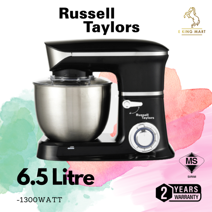 Russell Taylors Stand Mixer SM-1300 Heavy Duty1300W 6.5L Mesin Pengaduk ...