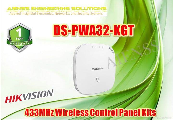 DS-PWA32-KGT 433MHz Wireless Control Panel Kits HIKVISION | Lazada PH