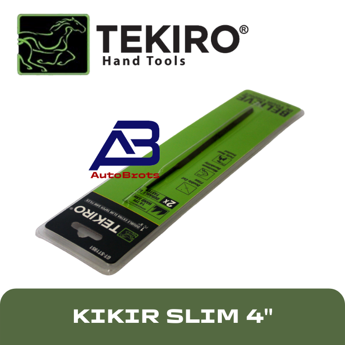 TEKIRO Kikir Slim 4" x 100mm / Slim Taper Saw Files | Lazada Indonesia