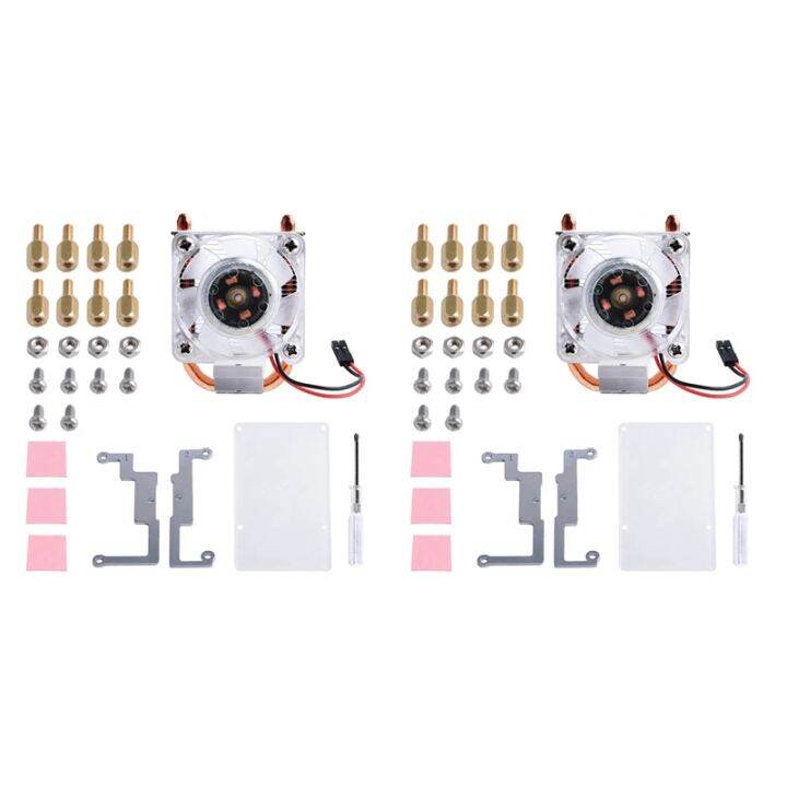 2X for Raspberry Pi 4 Case with Ice Tower Cooler CPU Fan,with Fan Heat ...