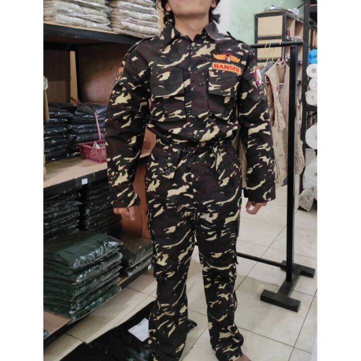SERAGAM BANSER / SERAGAM PDL BANSER | Lazada Indonesia