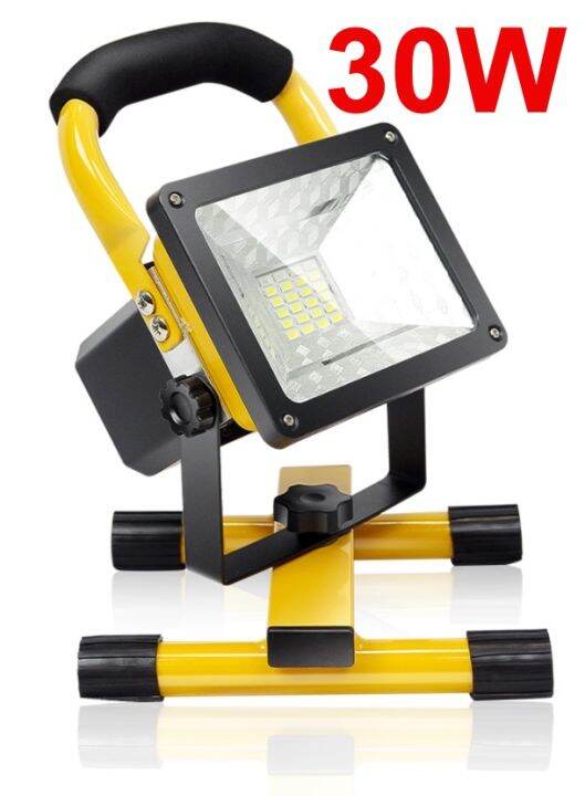 ไฟสปอร์ตไลท์ LED แบบไร้สาย 30W รุ่นชาร์ตแบตได้ พกพาไปได้ทุกๆ ที่ ...