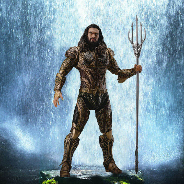 Justice League Sea King AQUAMANตรีศูลSuper Actionหุ่นมือรุ่นนักรบ ...