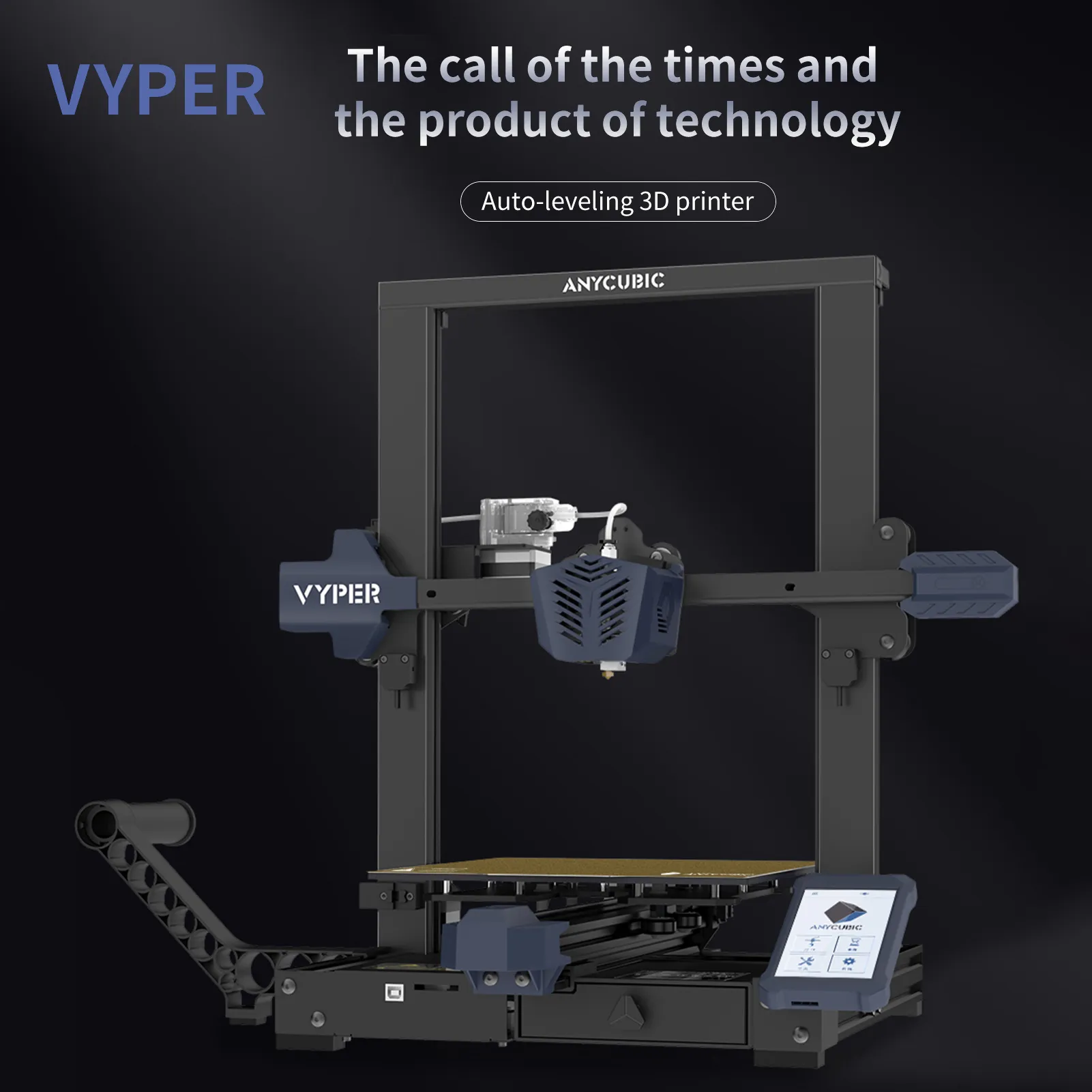 【NEW / COD】 ANYCUBIC Vyper 3D Printer Kit 245x245x260mm Print ...