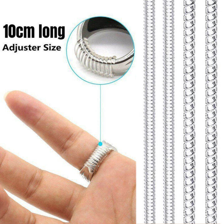Invisible Transparent Spiral Based Ring Sizer Adjuster Guard Insert ...