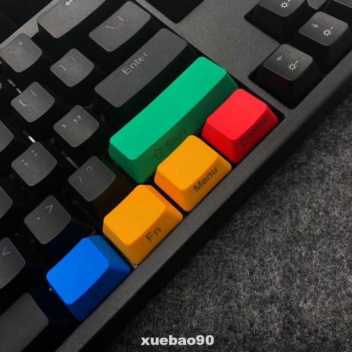 10pcs ALT SHIFT ESC Dyesub RGBY Color PBT Mechanical Keyboard Gaming ...