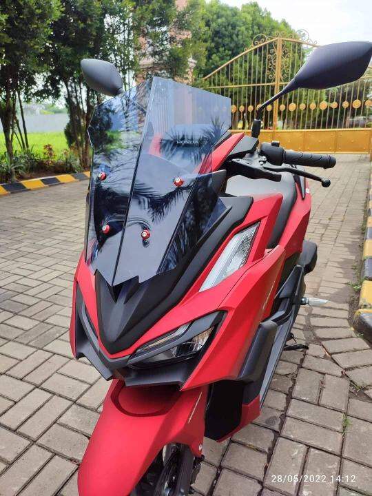 หน้ากาก ครอบหน้า พร้อมชิว HONDA Click 160 งานไฟเบอร์ หนา แข็งแรง ...