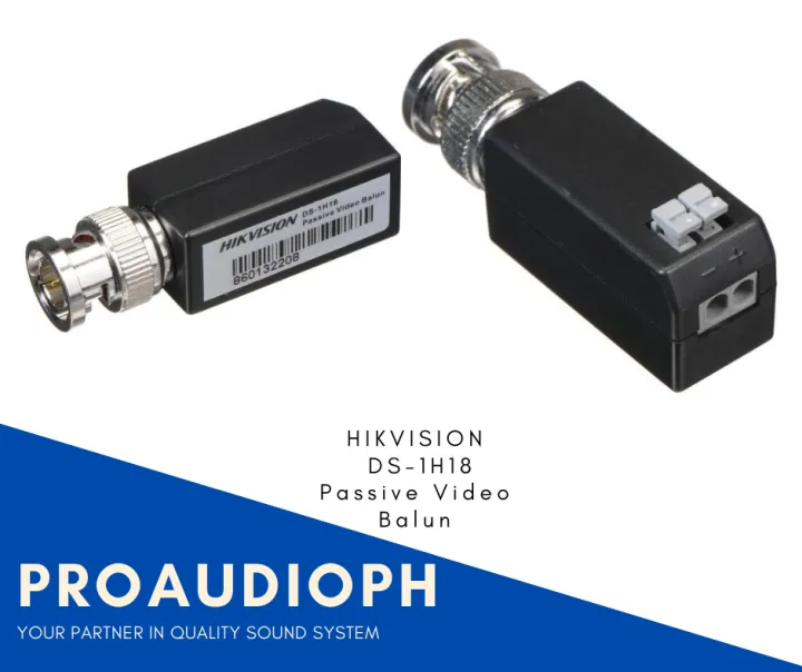 HIKVISION DS-1H18 Passive Video Balun | Lazada PH