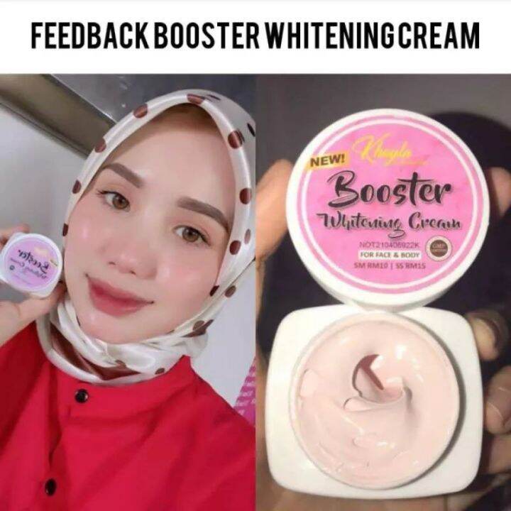 Khayla Ultra Booster Whitening Cream - Krim Putih Muka & Badan SPF50 ...
