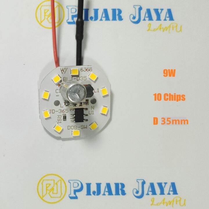 Sparepart Lampu LED PCB AC 9 Watt ACR Modul Driver Mata LED 9W | Lazada ...