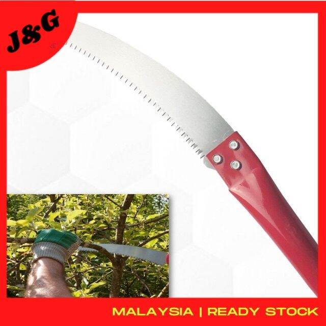 16” Pruning Saw branch cutter with Hook Heavy Duty Hook Saw Gergaji ...