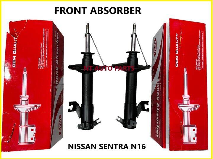 APM FRONT ABSORBER B1005M B1006M REAR ABSORBER NISSAN SENTRA N16 FRONT ...