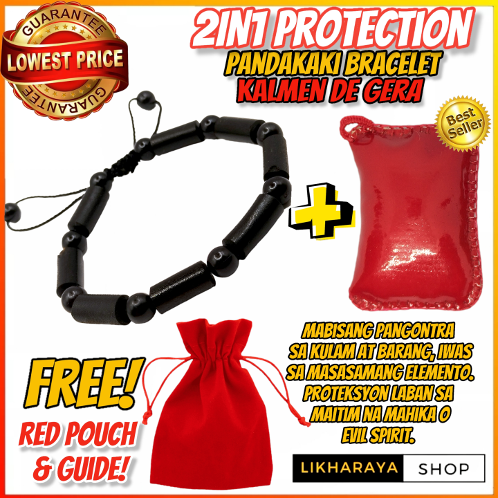 【🍀LUCKY CHARM🍀】Trendy Pandakaking Itim Bracelet at May kasamang Kalmen ...