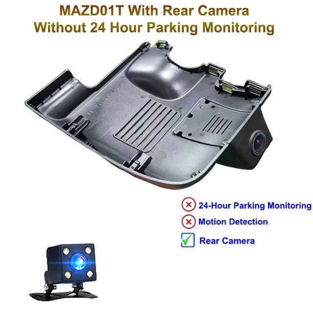 HD Wifi Dash Cam Car Dvr Camera For 2014 2018 2019 2020 2021 Mazda ...