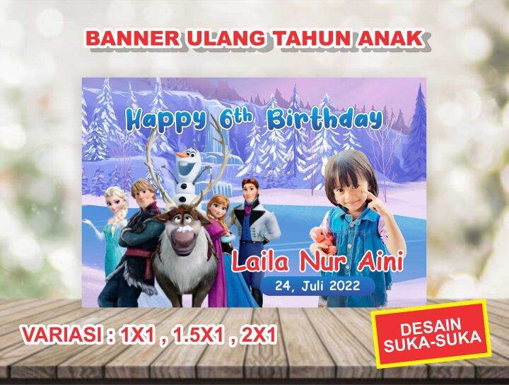 Spanduk Banner Ultah Anak | Lazada Indonesia