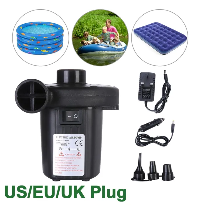 Electric Air Pump 150W Outdoor Kayak Inflatable Toys Airbed Boat ...