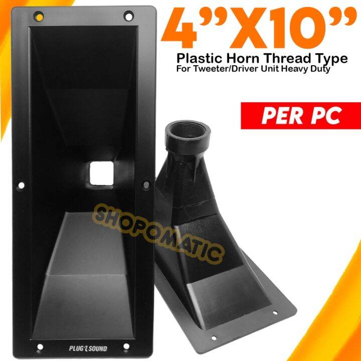 4X10 Plastic Horn Thread Type for Tweeter Compression Driver Unit Audio ...