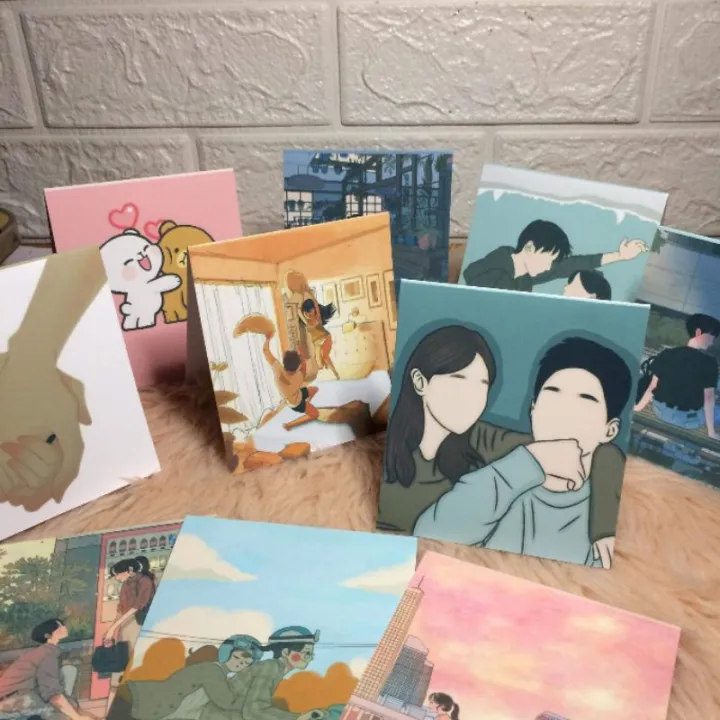 Couple Aesthetic Greeting Cards | Lazada PH