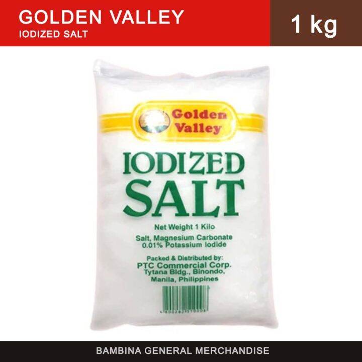Golden Valley Iodized Salt 1kg | Lazada PH