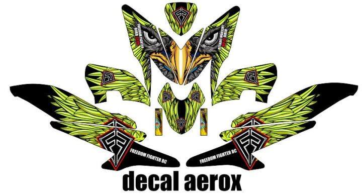 sticker decal yamaha aerox fullbody list aerox decals aerox 155 ...
