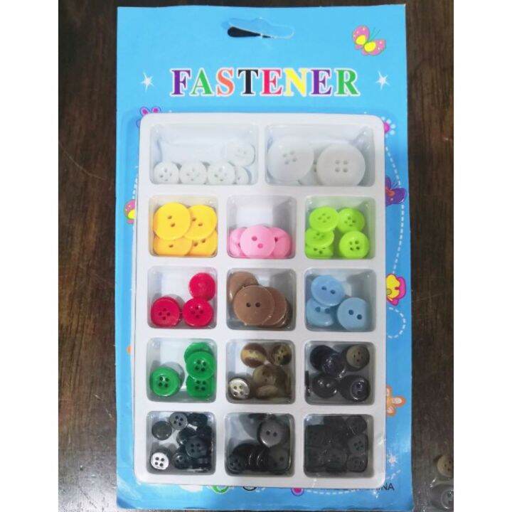 Butang Set Mix / Butang Pelbagai Size & Warna | Lazada