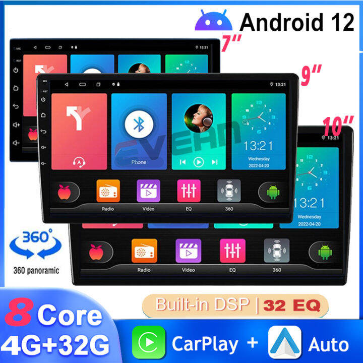 7''/9''/10.1 Inch Car Stereo Android 12 2Din Head unit For TOYOTA ...