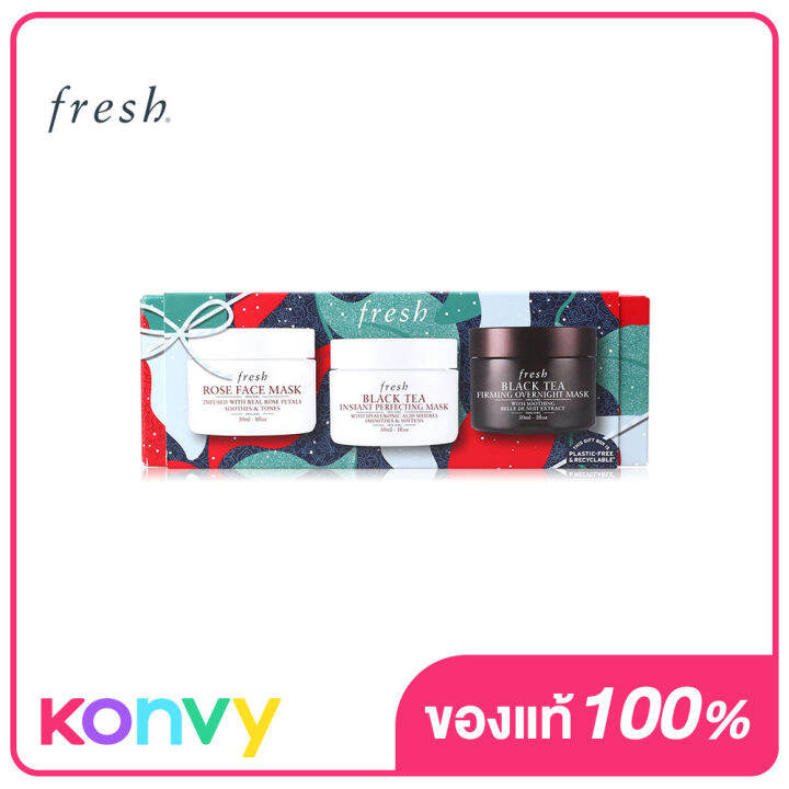 Fresh Mini Mask Trio (30ml x 3pcs) เฟรช เซทมาสก์ที่รวบรวม 3 ไอเทมเด็ด ...
