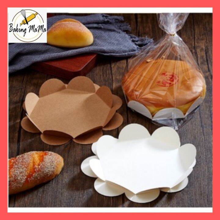 6” /8” Chiffon cake packaging plastic bag bun packaging box | Lazada